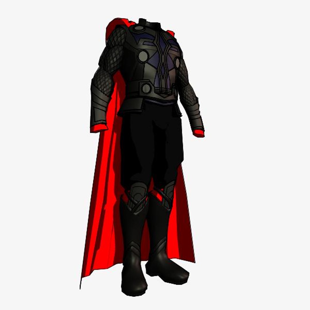 3d Model Toon Norse Armor