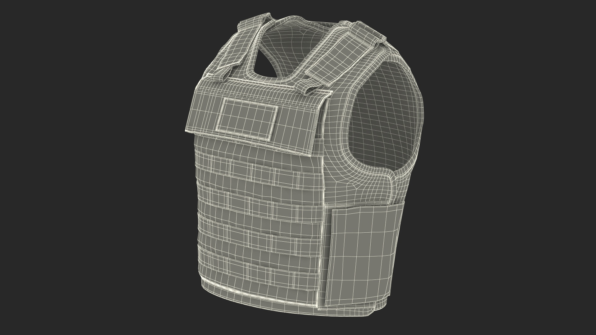 Sheriff Black Body Armor Carrier 3D - TurboSquid 2098037