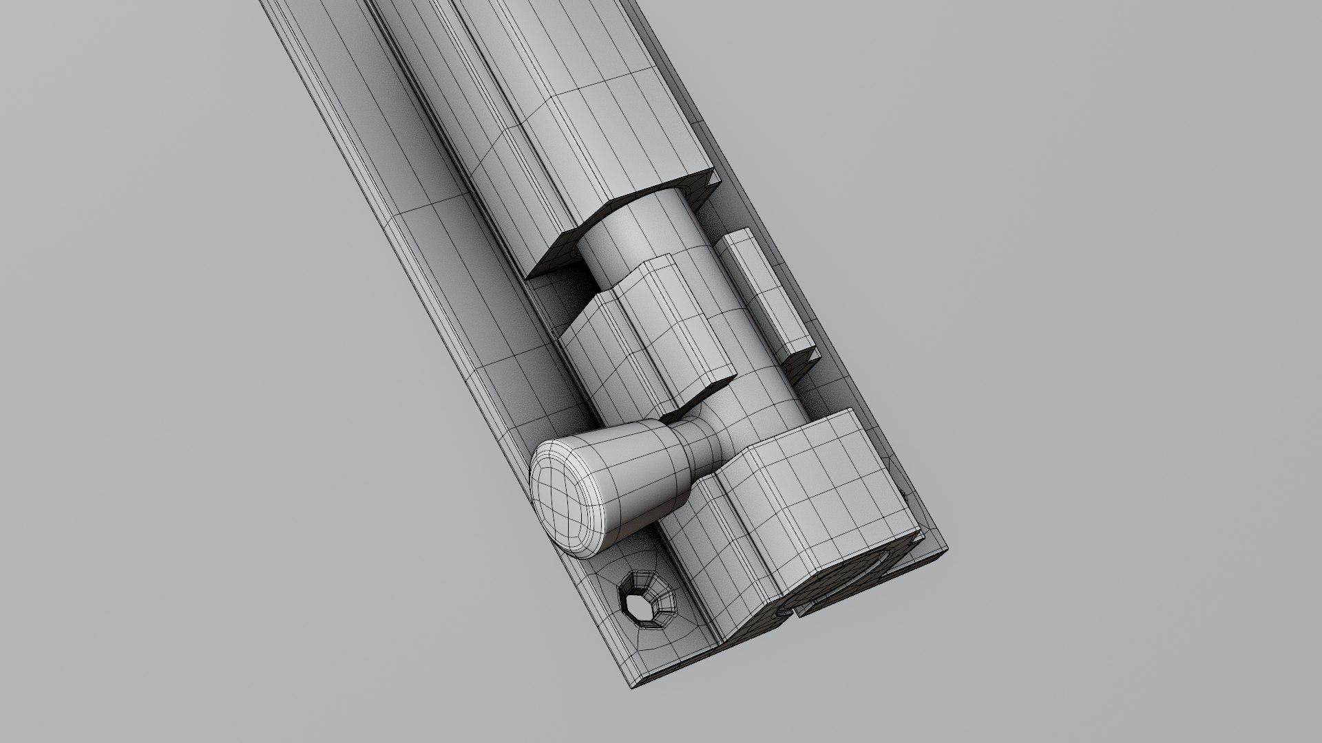 3D Model Barrel Bolt - TurboSquid 2229198