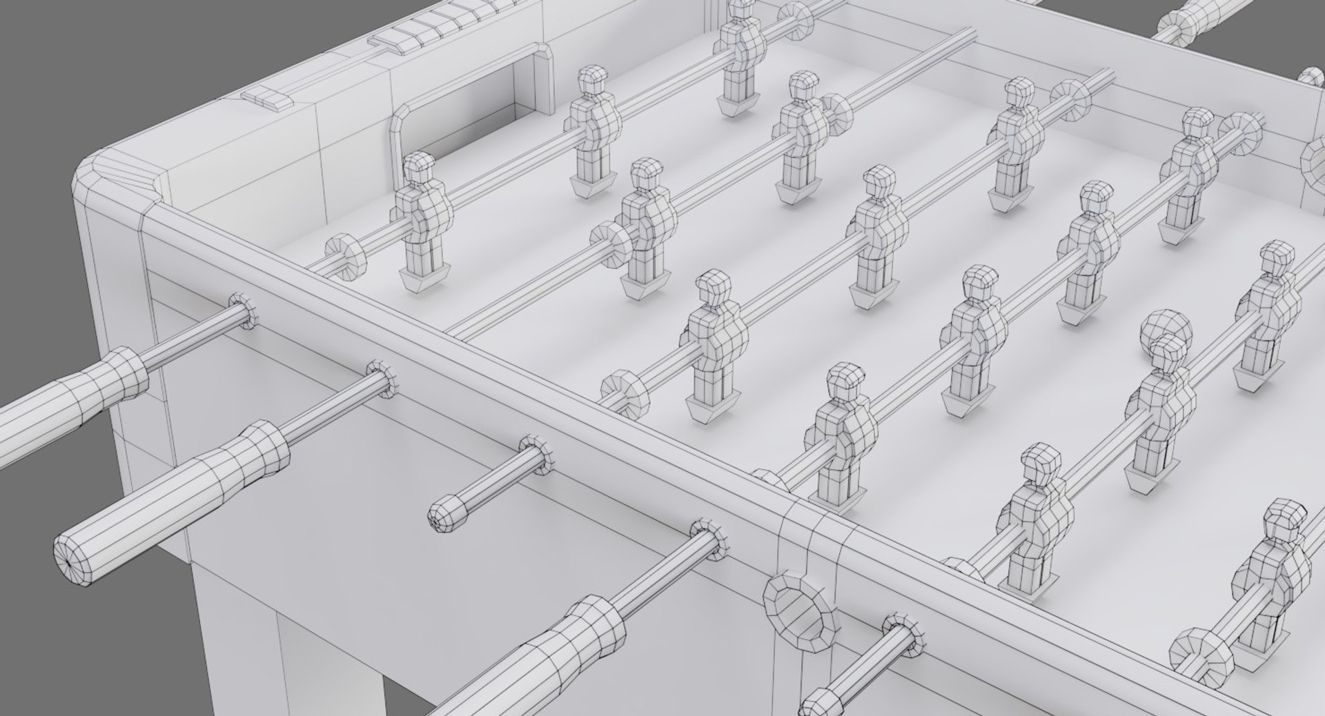 Foosball 1a 3D Model - TurboSquid 1301275