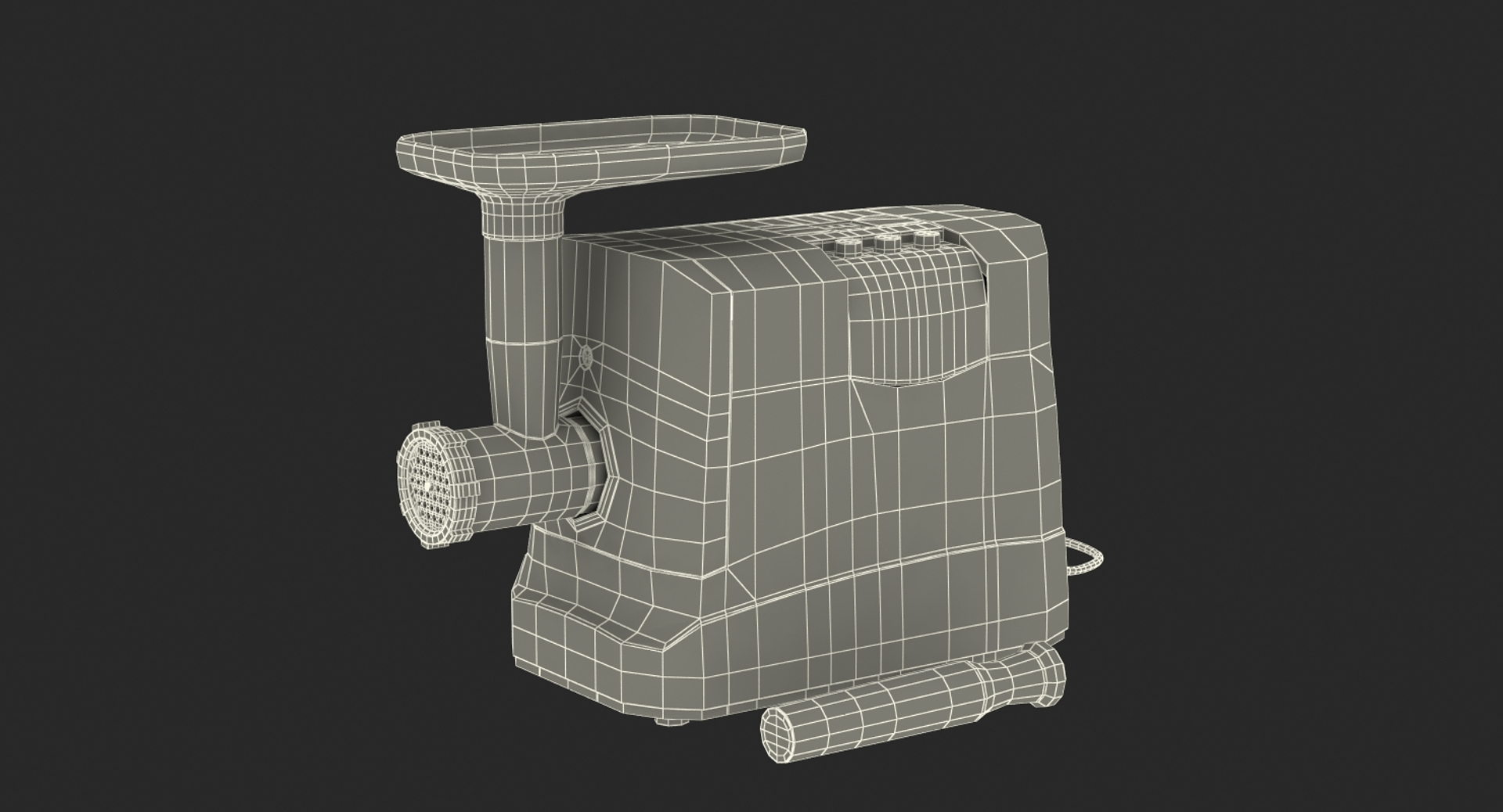 3d model electric meat grinder generic