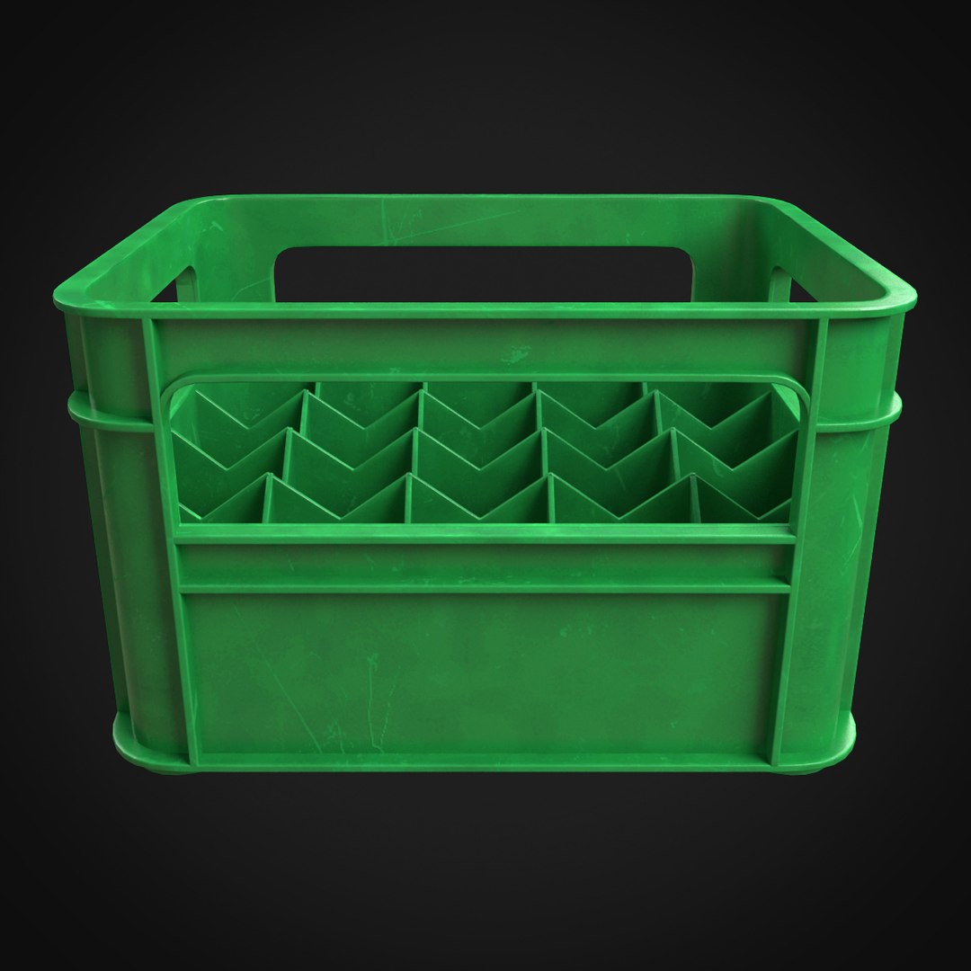 Plastic Crate 3D - TurboSquid 1244566