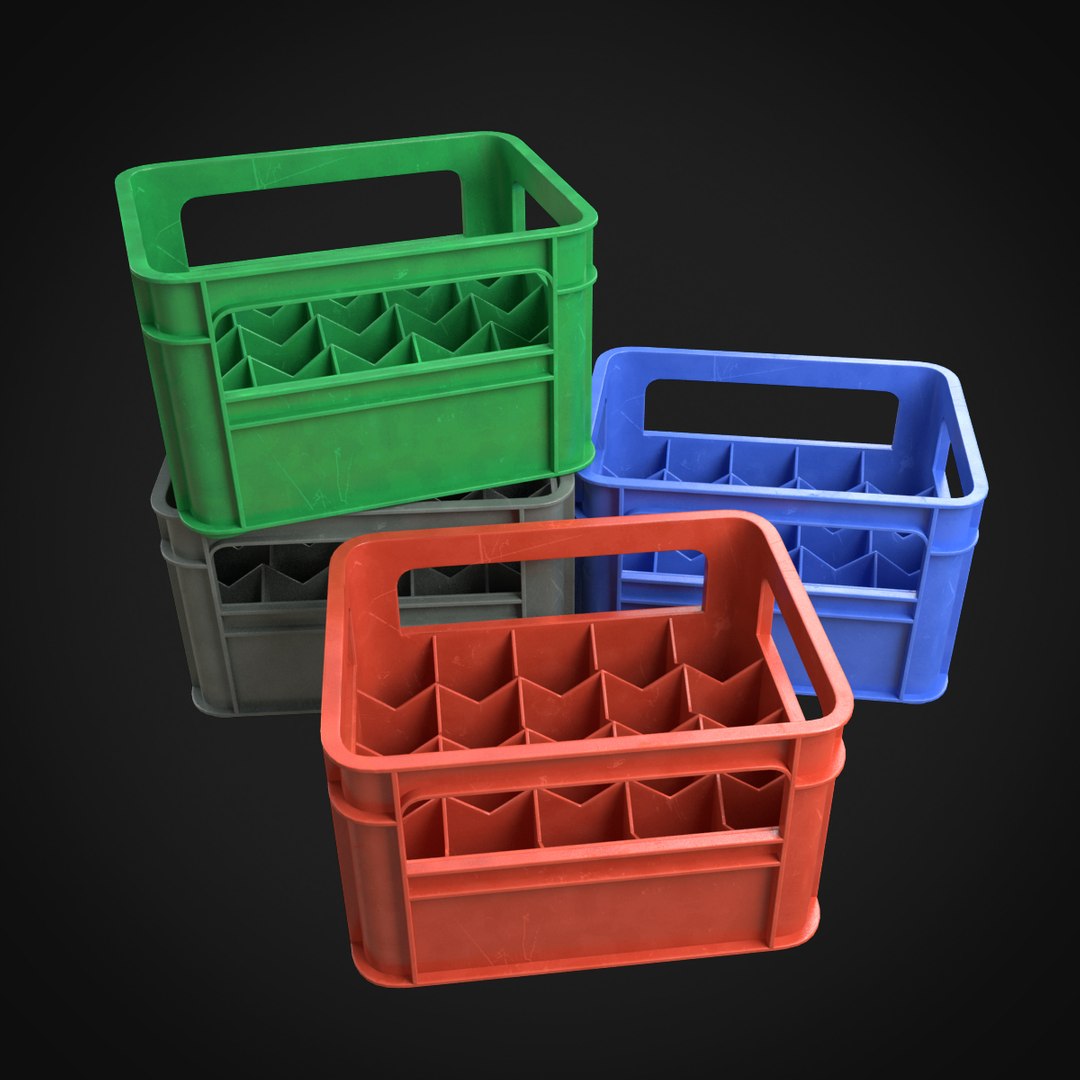 Plastic Crate 3D - TurboSquid 1244566