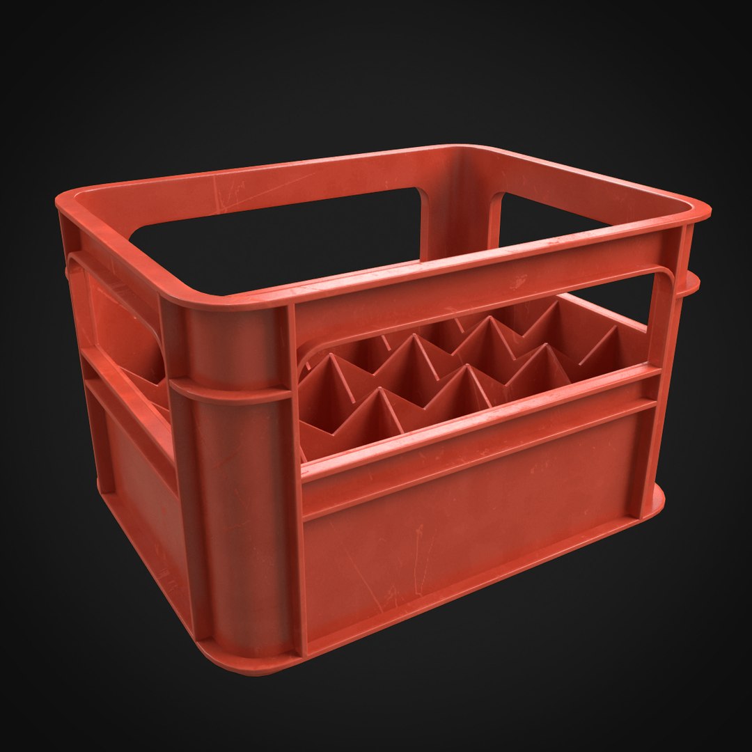 Plastic Crate 3D - TurboSquid 1244566