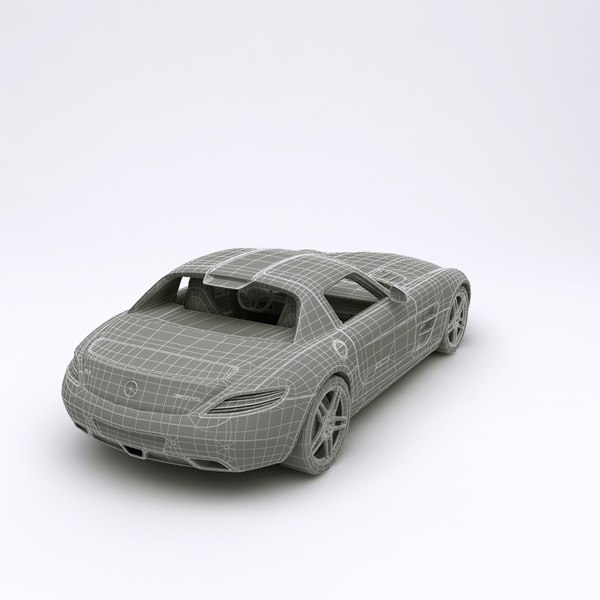 3d mercedes benz sls amg