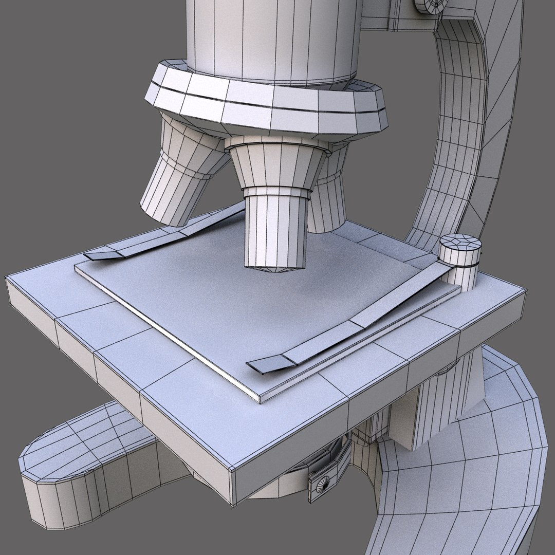 Microscope 3d Model