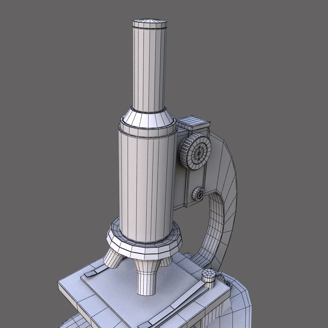 Microscope 3d Model