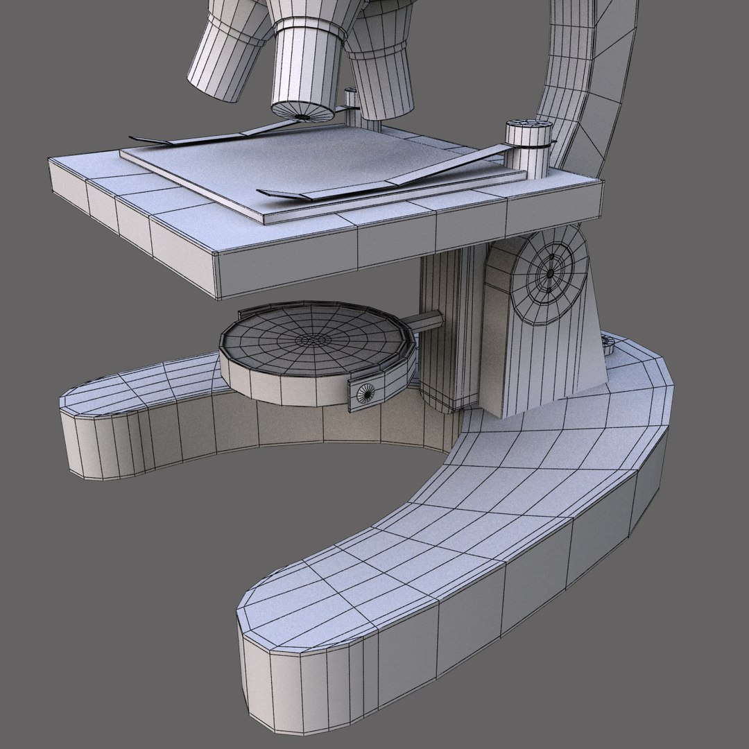 Microscope 3d Model