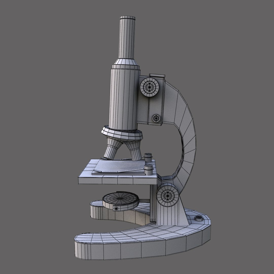 Microscope 3d Model
