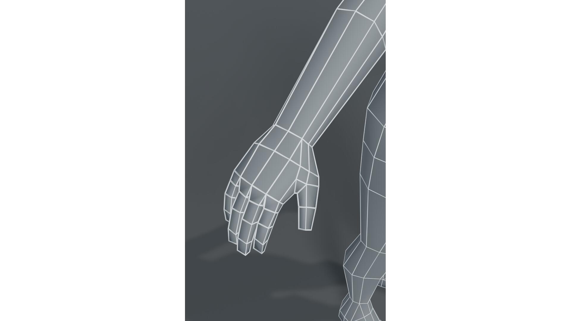 3D model girl kid body base mesh - TurboSquid 1651632