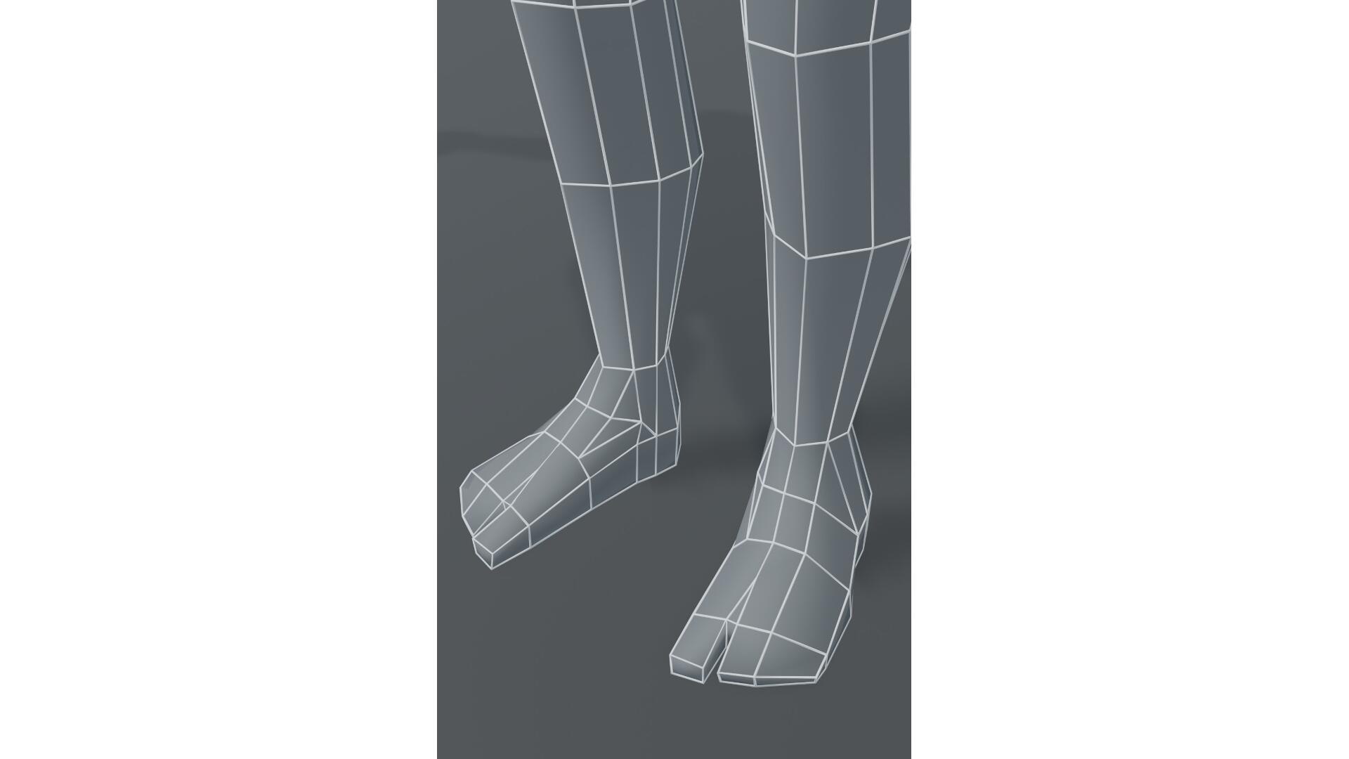 3D model girl kid body base mesh - TurboSquid 1651632