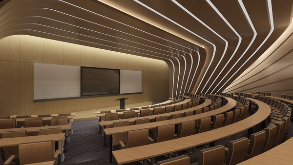 modelo 3d Sala de conferencias circular - TurboSquid 2210299