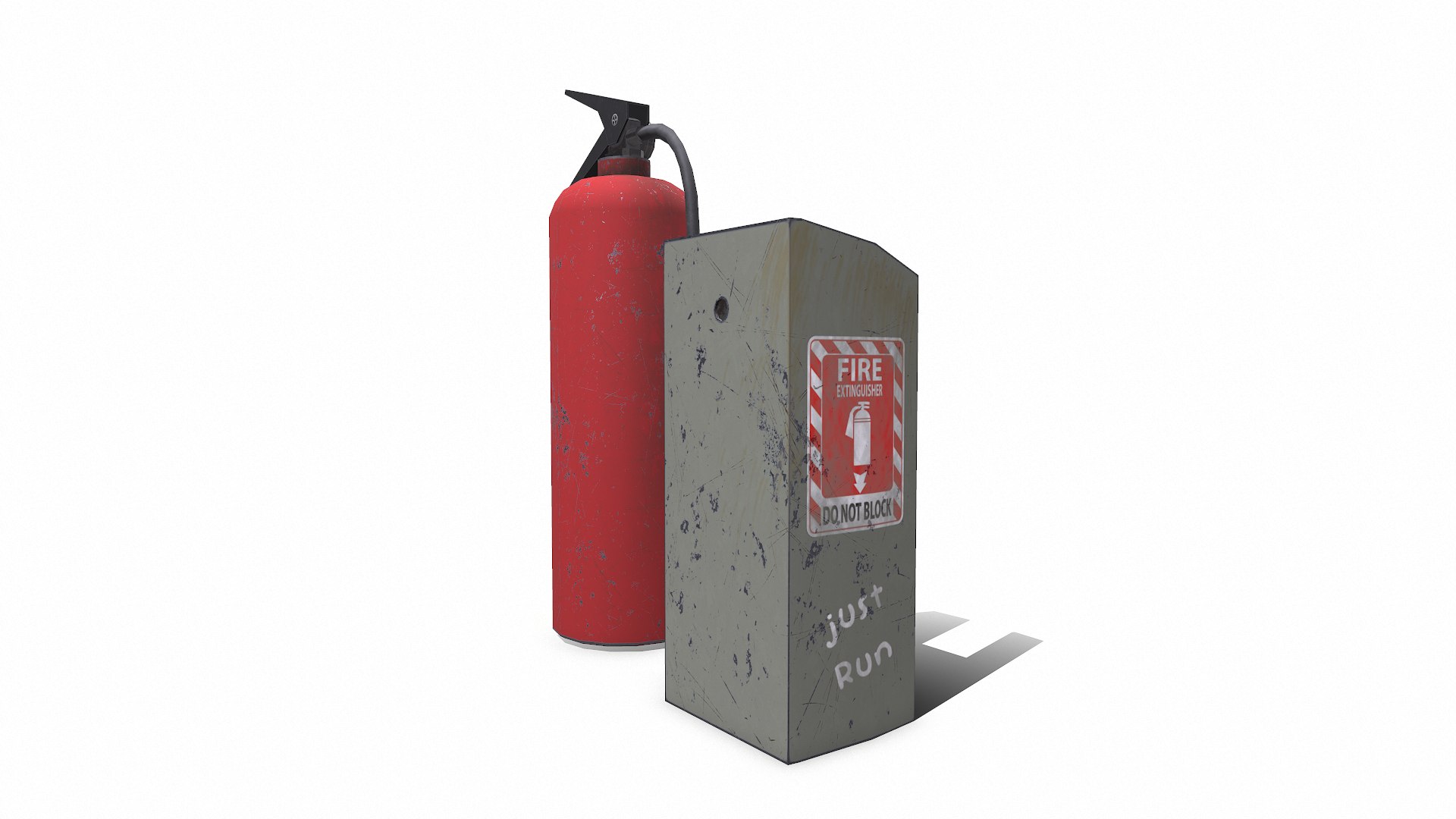 Fire Extinguisher Low-poly PBR 3D - TurboSquid 2185065