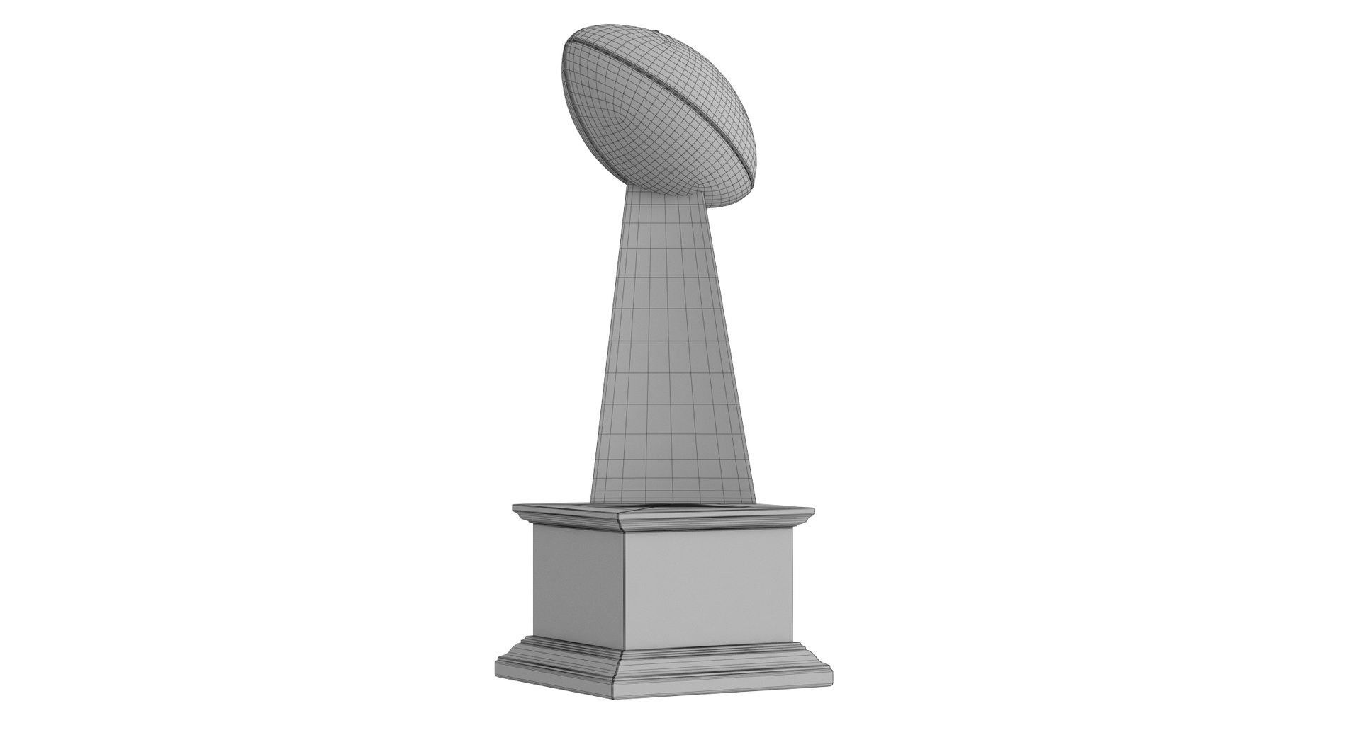 3D Football Trophy Model - TurboSquid 2192828