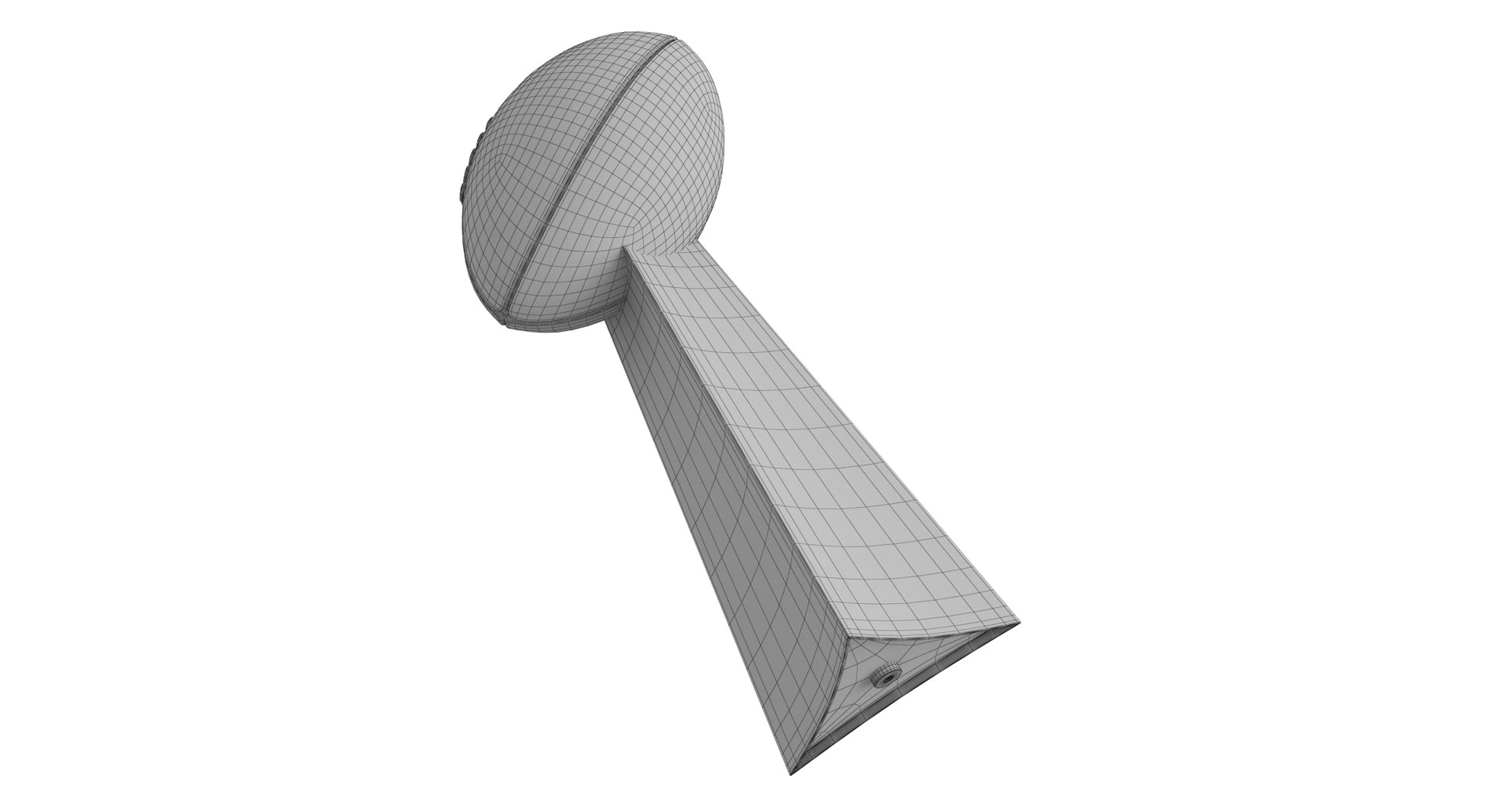 3D Football Trophy Model - TurboSquid 2192828
