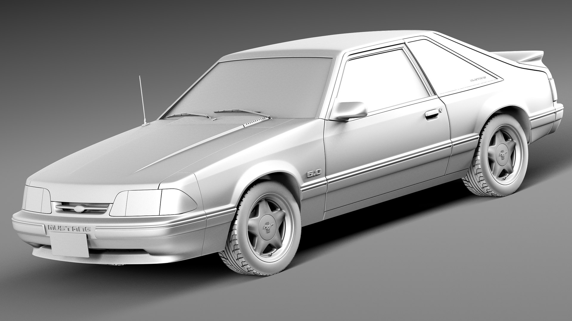 Mustang 1987 1993 Sport Coupe 3d 3ds