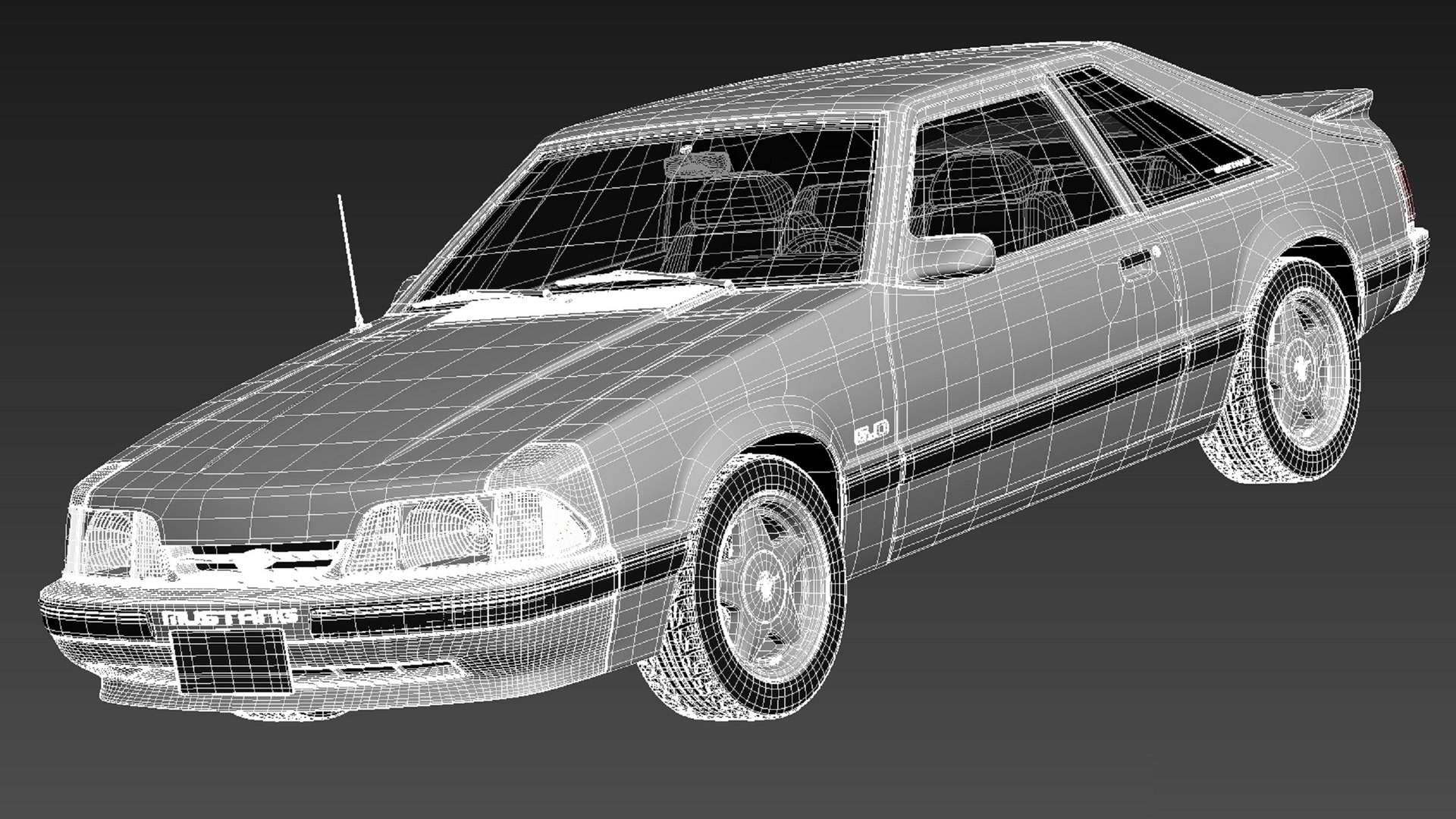 Mustang 1987 1993 Sport Coupe 3d 3ds