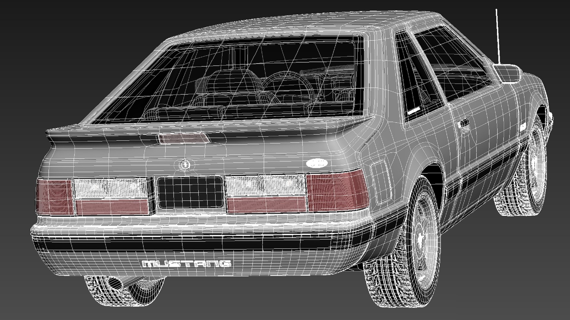 Mustang 1987 1993 Sport Coupe 3d 3ds