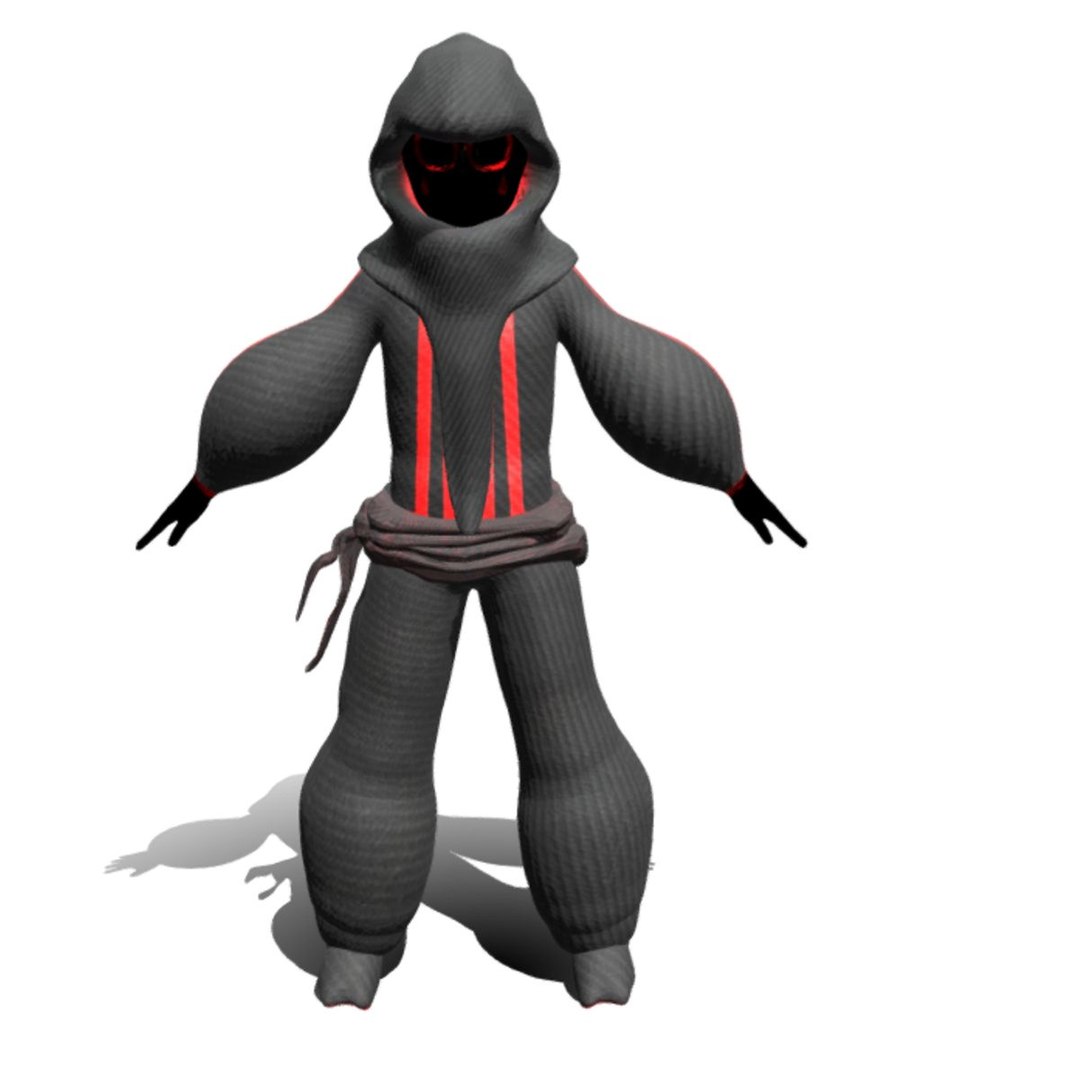 3D ninja kid - TurboSquid 1467629