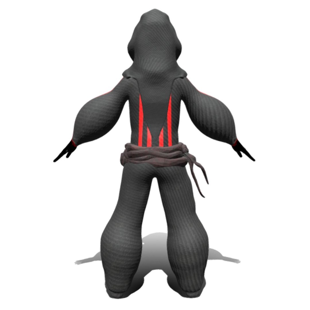 3D ninja kid - TurboSquid 1467629