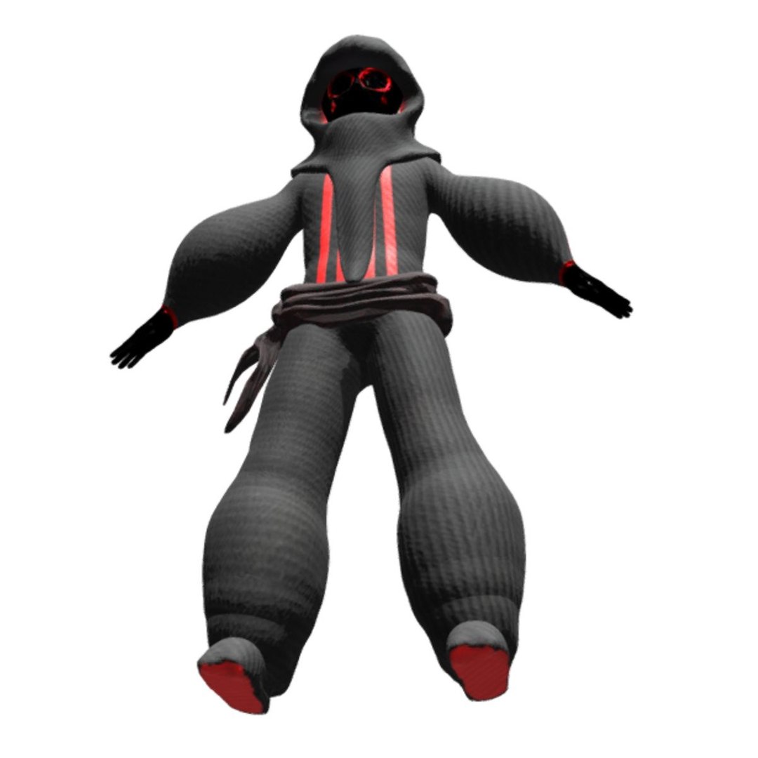 3D ninja kid - TurboSquid 1467629