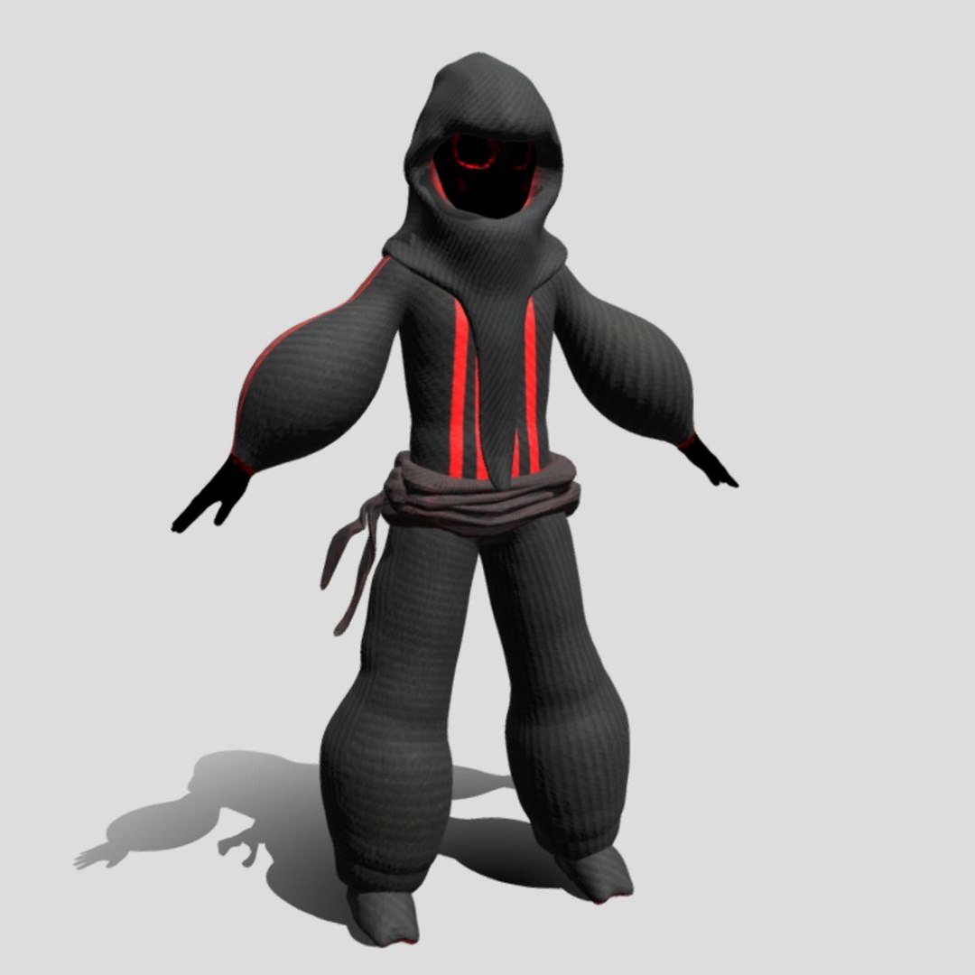 3D ninja kid - TurboSquid 1467629