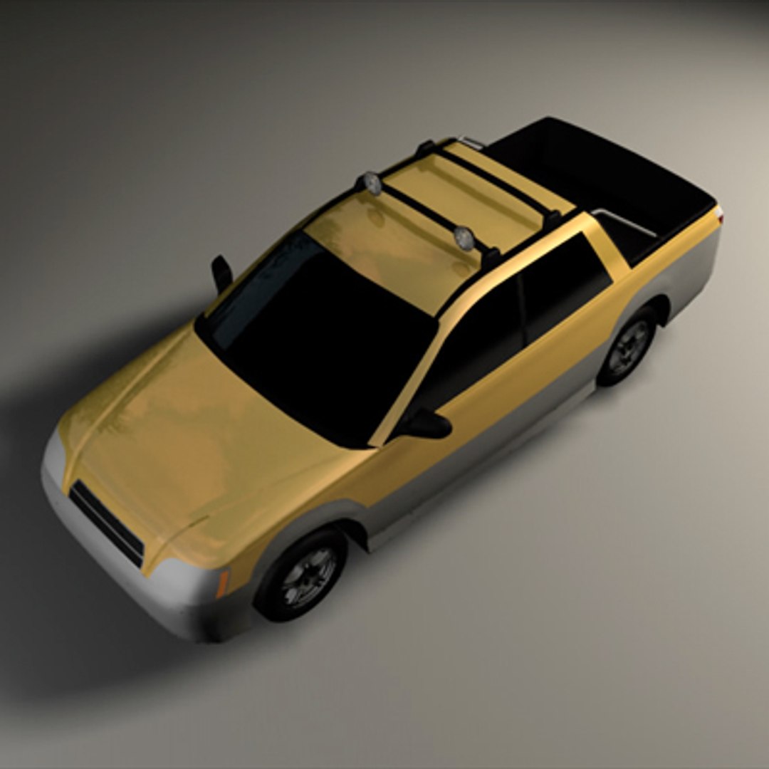 subaru baja 3d model