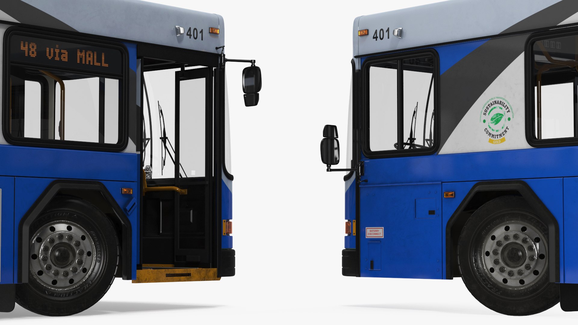 3d gillig advantage hybrid bus model