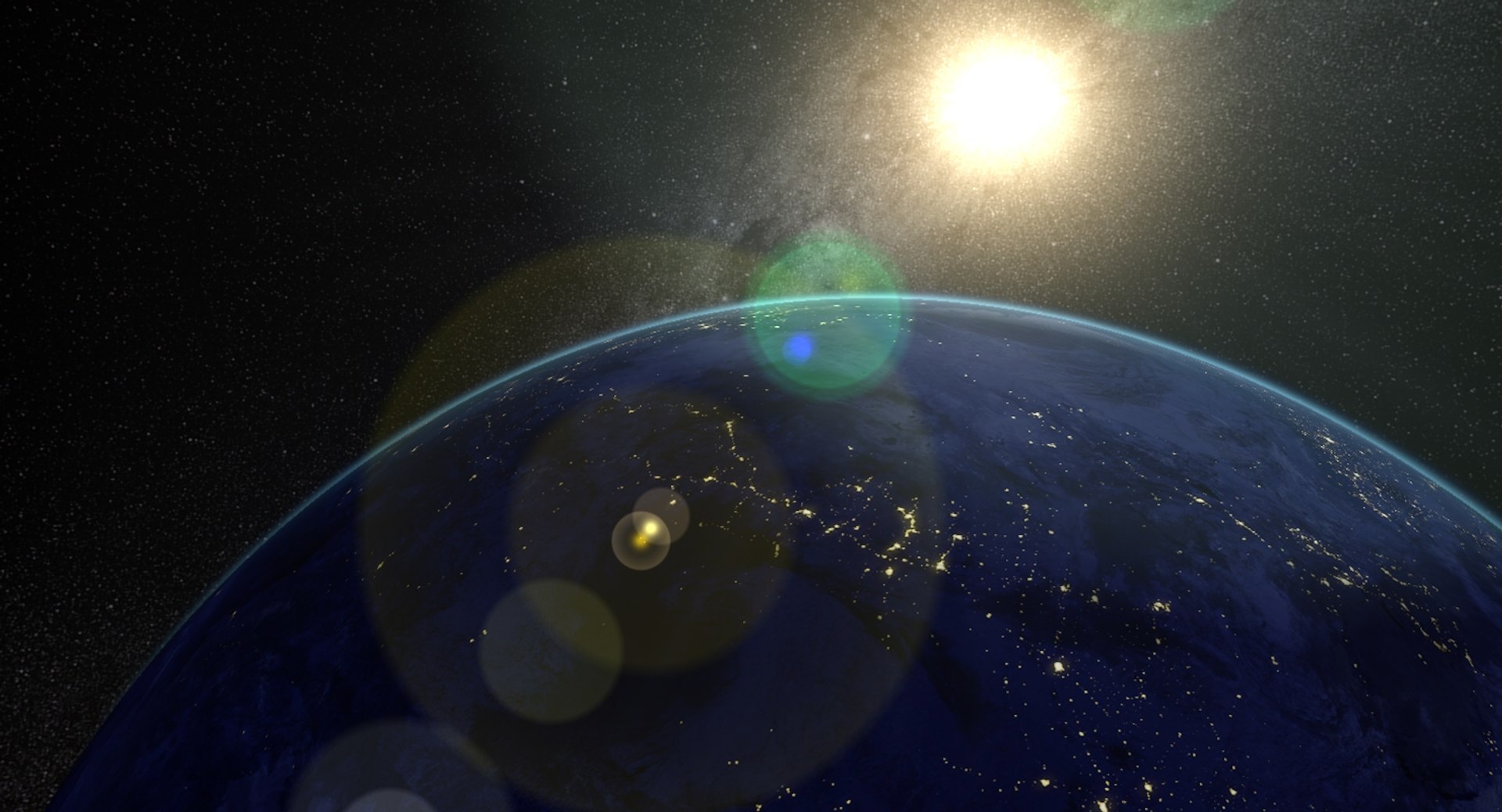 Earth Night 3D Model - TurboSquid 1393136