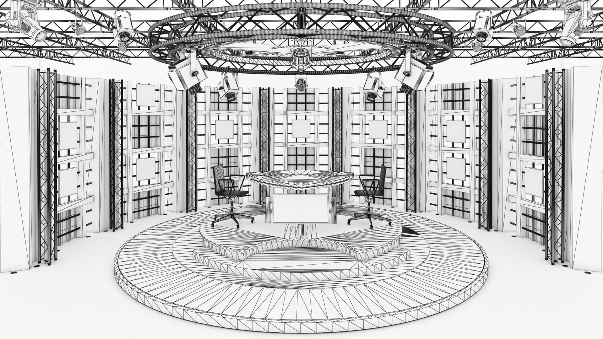 3D Virtual TV Studio Sets - Collection Vol 9 - 2 PCS DESIGN ...