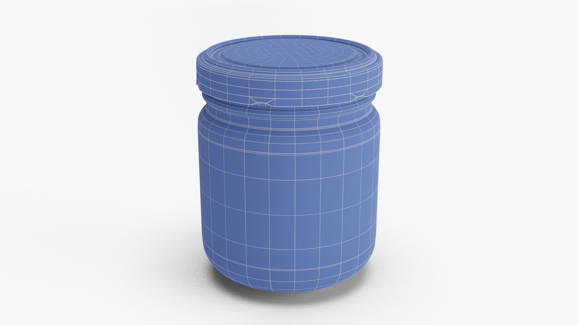 Jam jar 3D model - TurboSquid 1643226