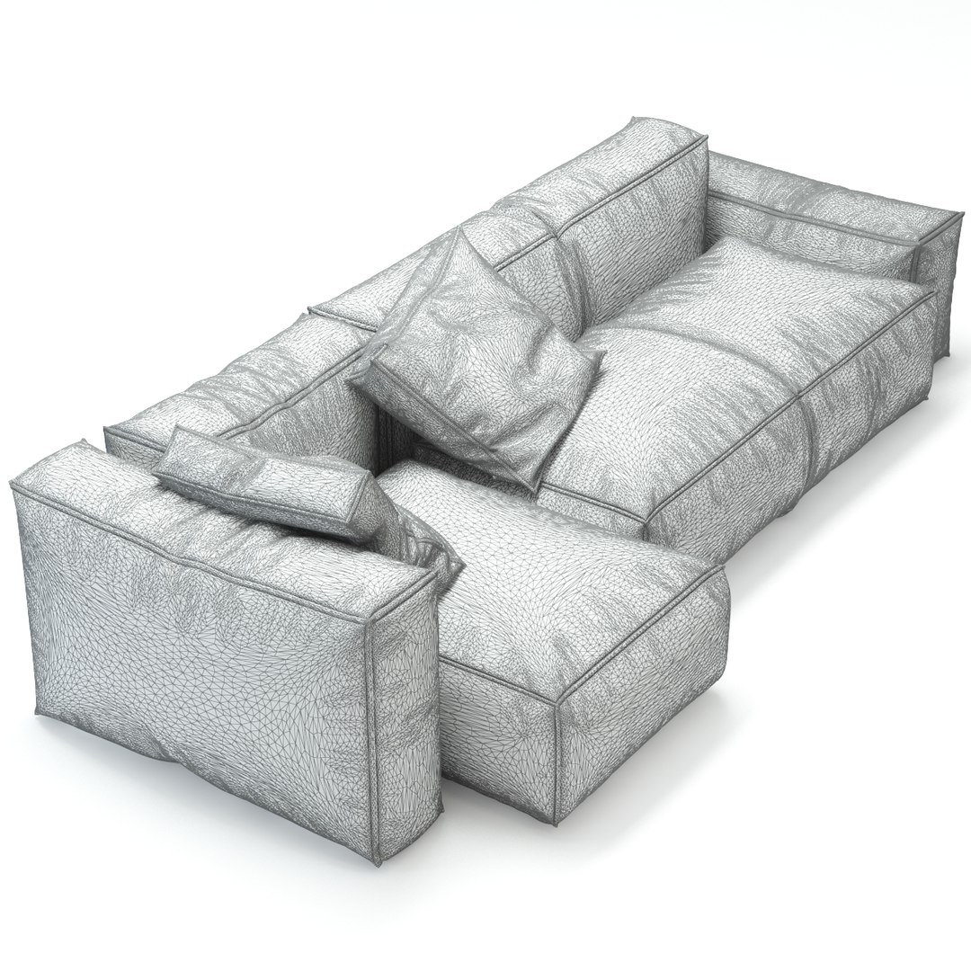 3d model peanut b bonaldo sofa