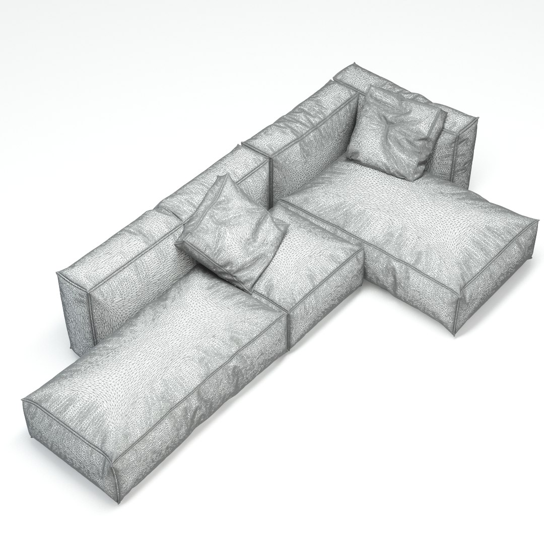 3d Model Peanut B Bonaldo Sofa