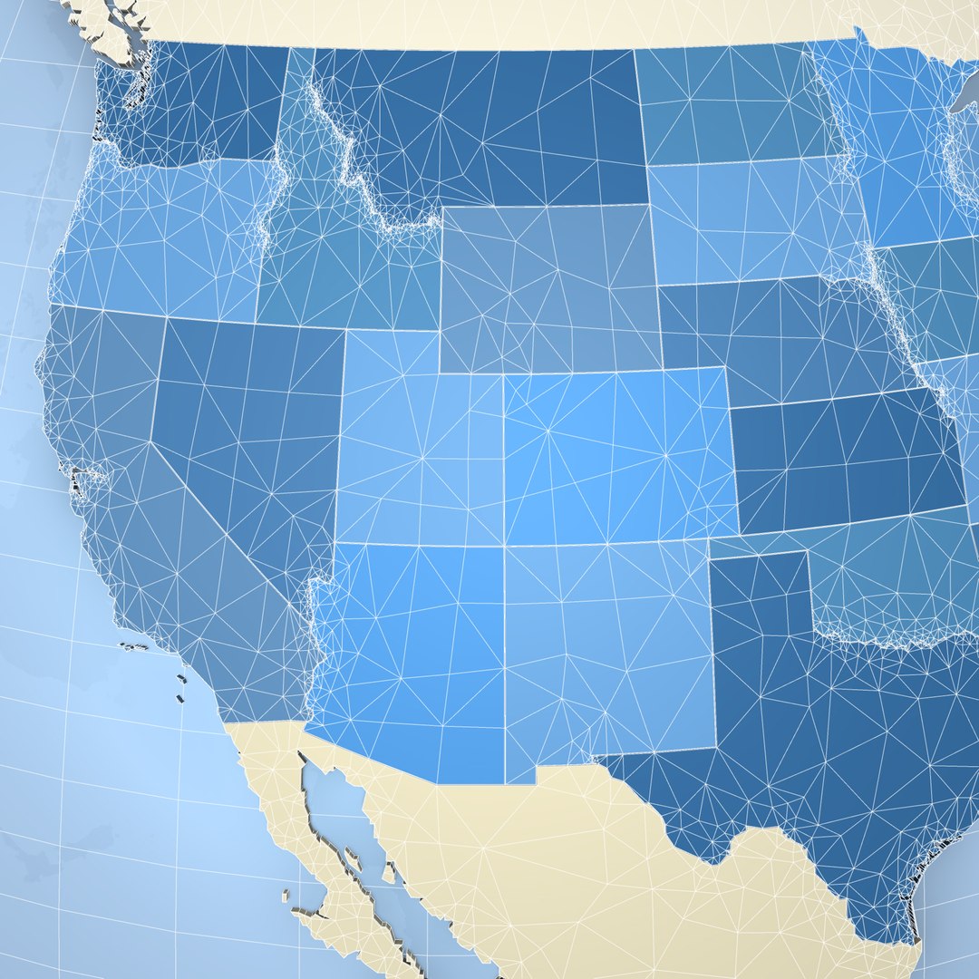 Planet Earth United States 3d Model