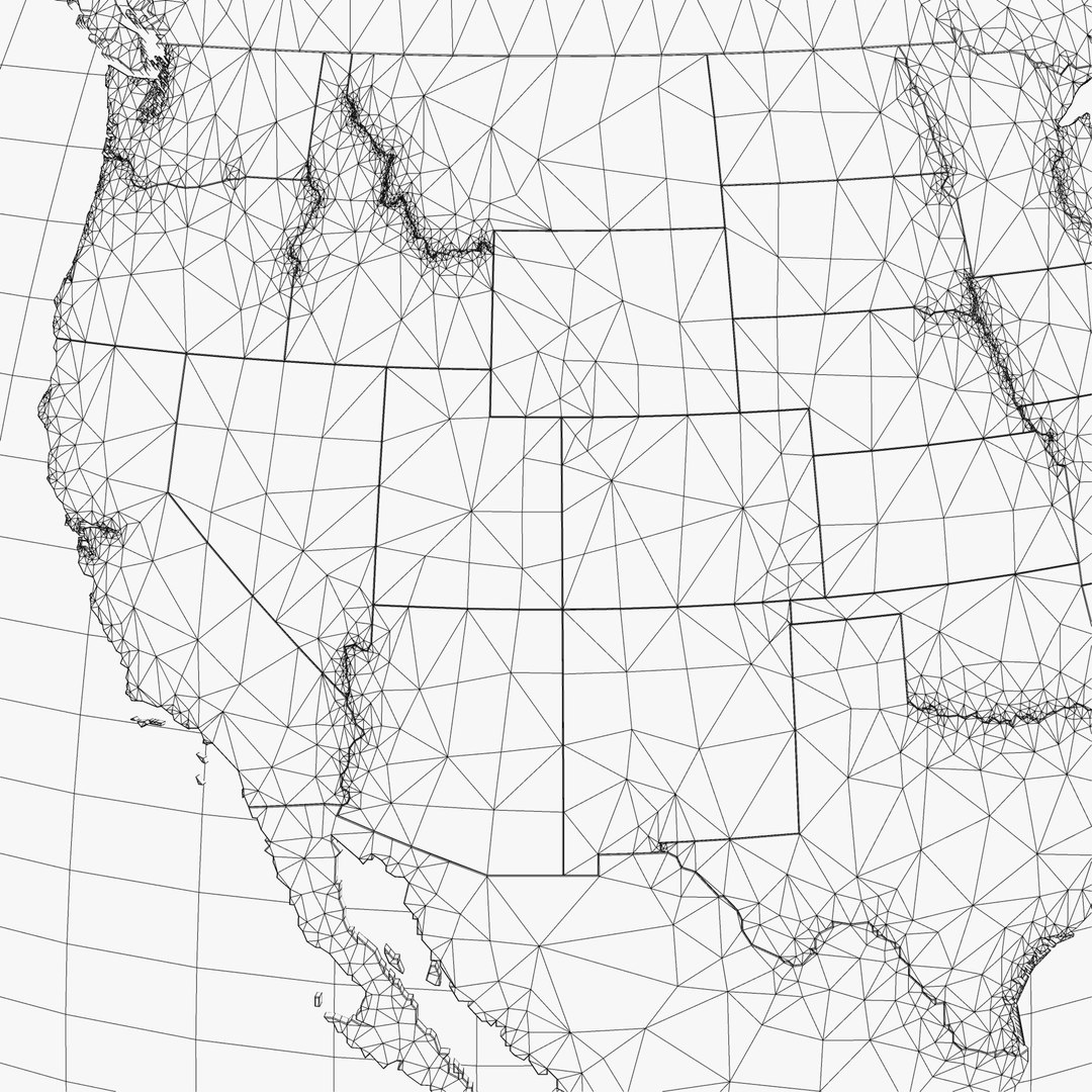 Planet Earth United States 3d Model