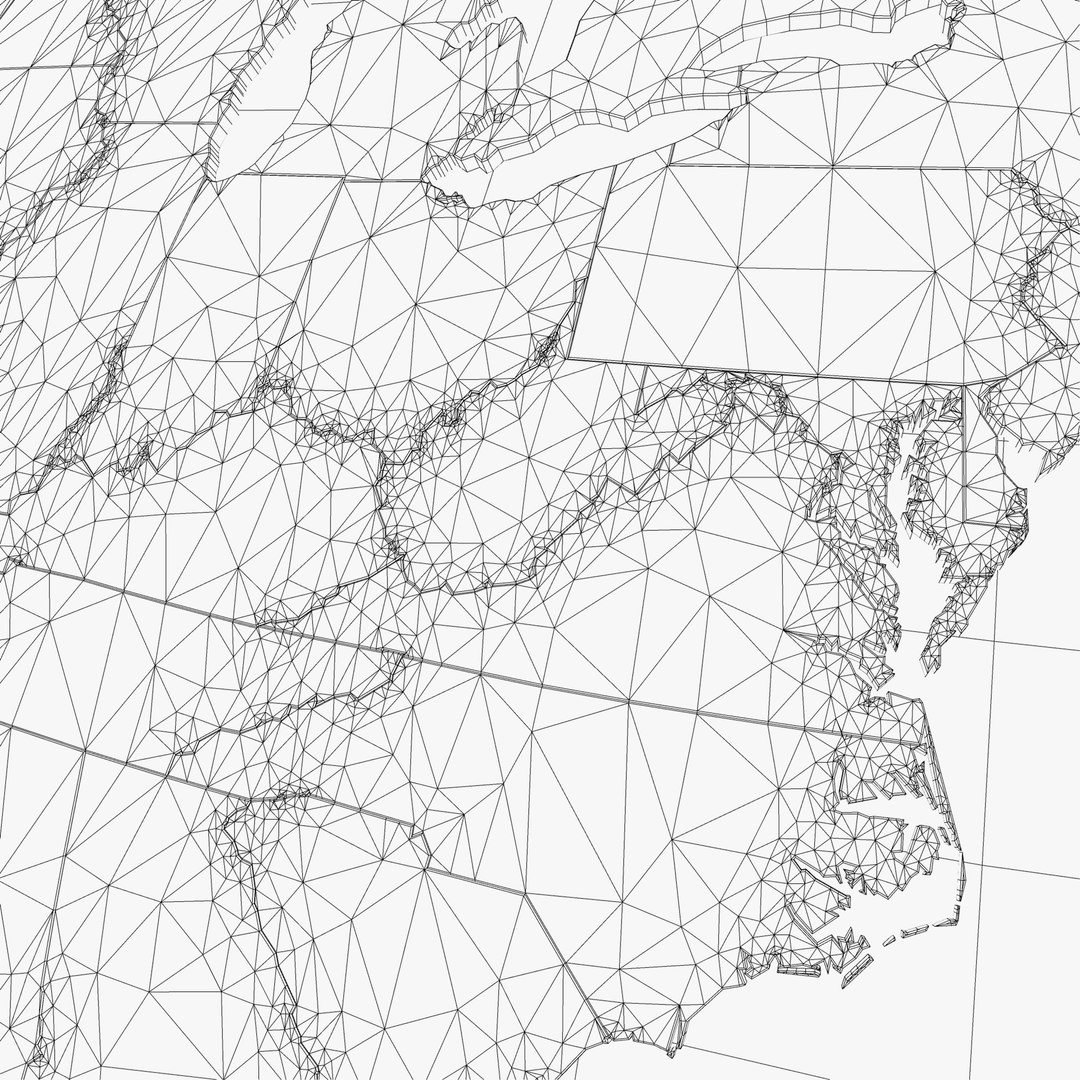 Planet Earth United States 3d Model