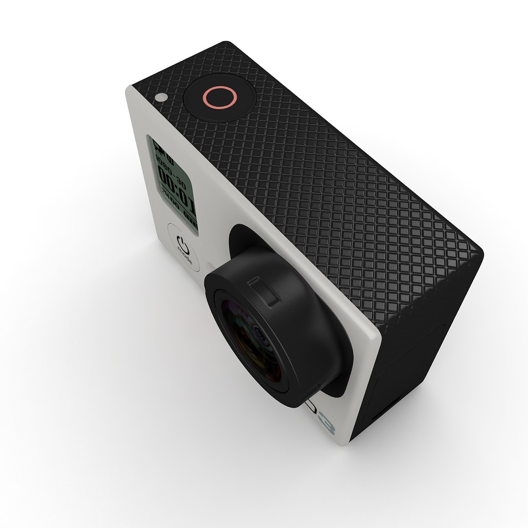 Gopro Hero 3 Camera 3d Model