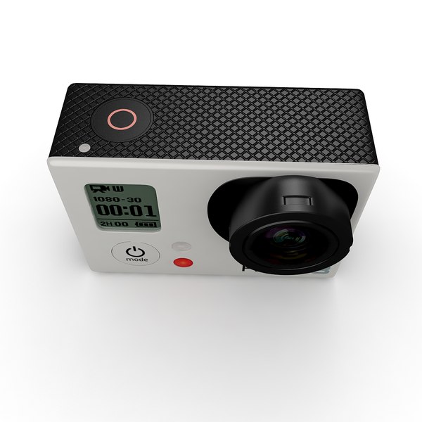gopro hero 3 camera 3d model
