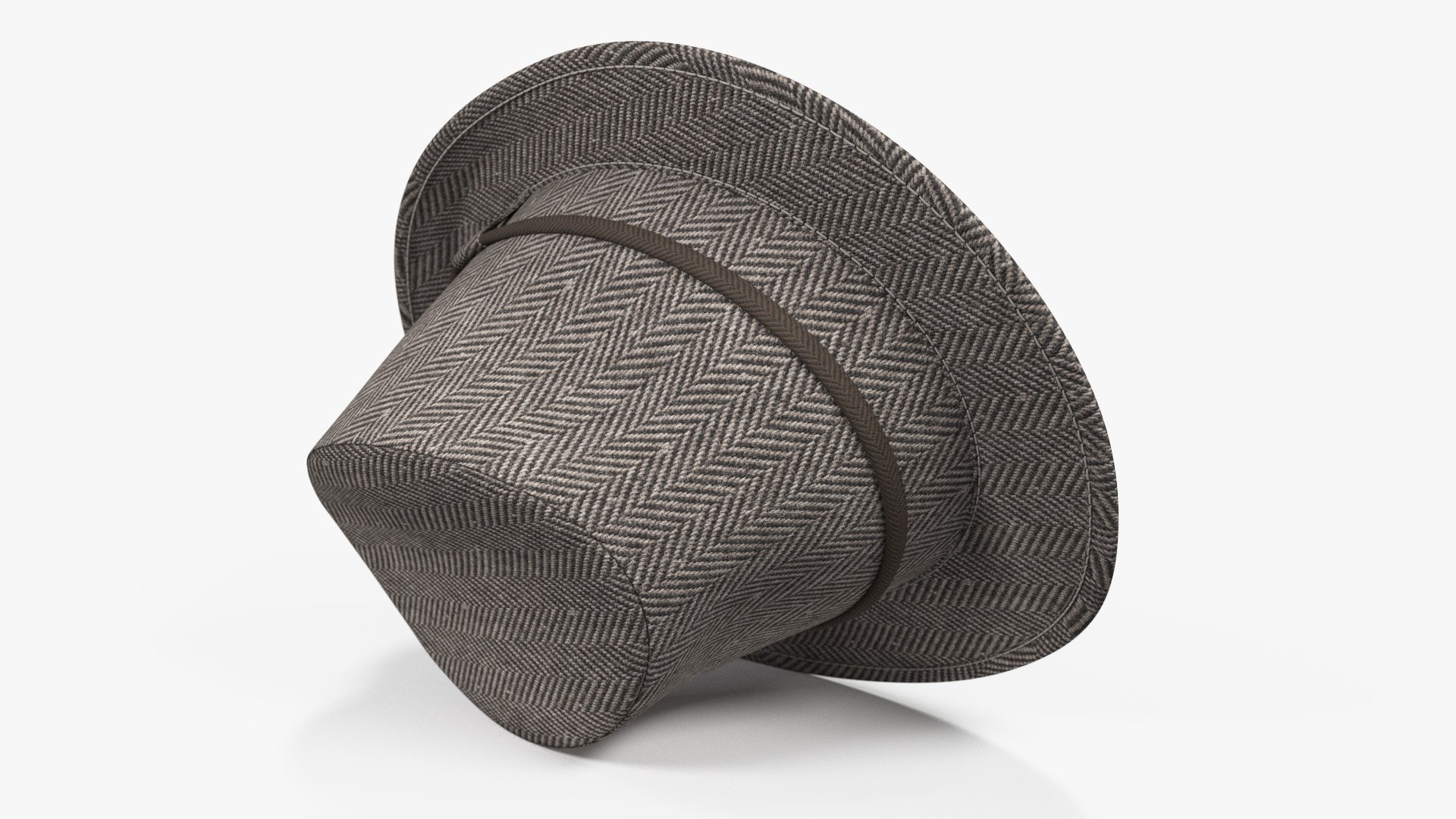 3D Fedora Hat 8K PBR Textures - TurboSquid 1893176