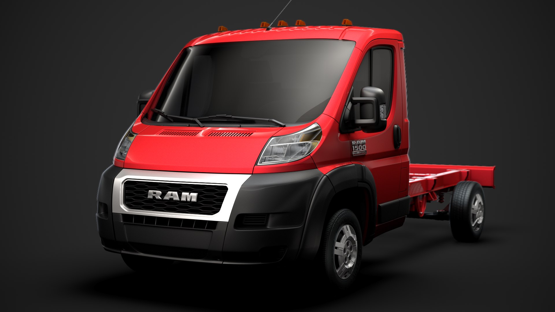 3D ram promaster chassis truck model - TurboSquid 1473239