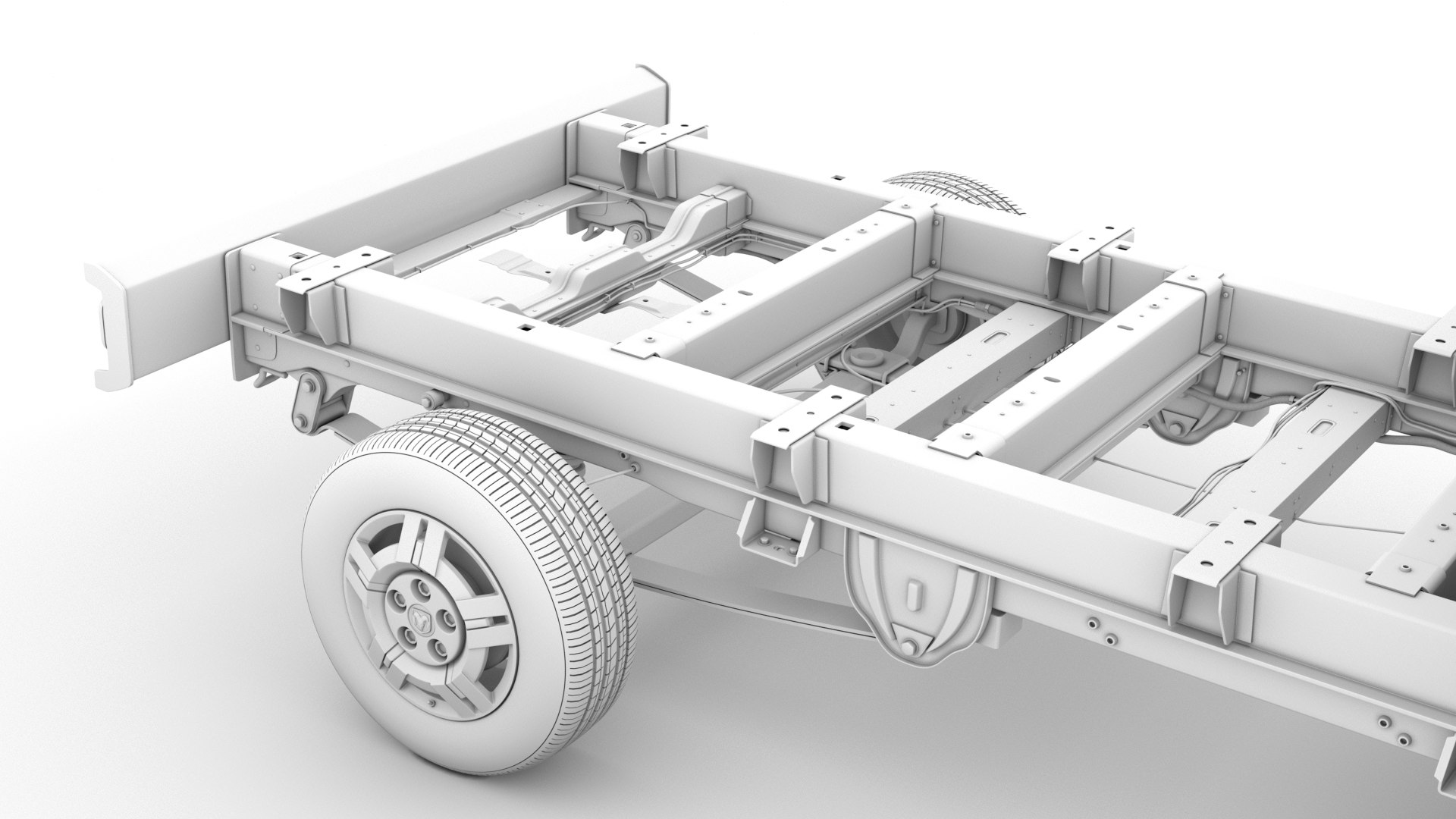 3D ram promaster chassis truck model - TurboSquid 1473239