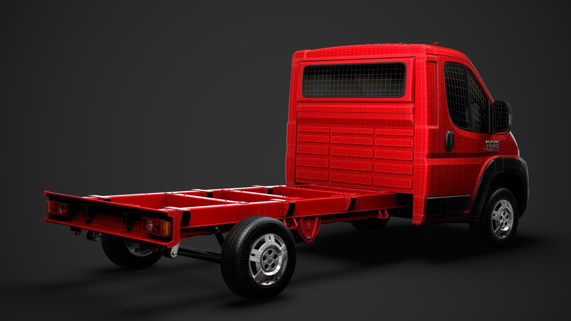 3D ram promaster chassis truck model - TurboSquid 1473239