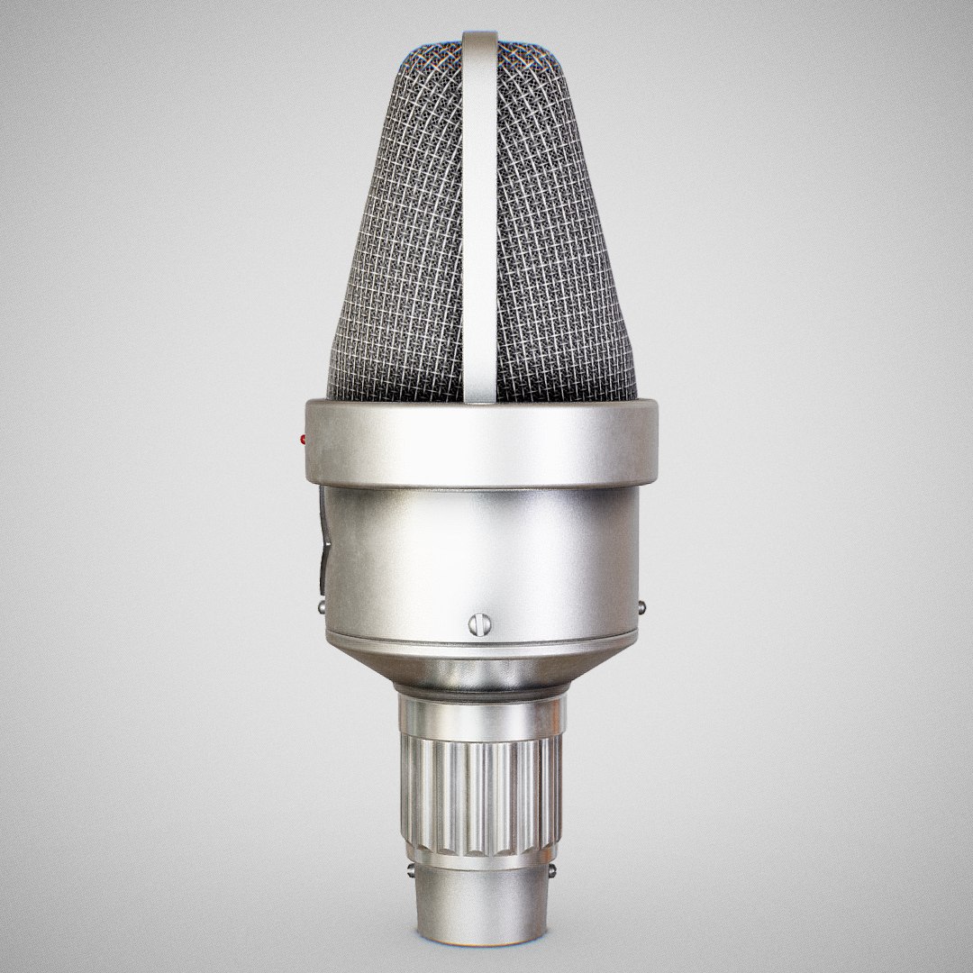 3D Neumann M49 Microphone Model - TurboSquid 1380625