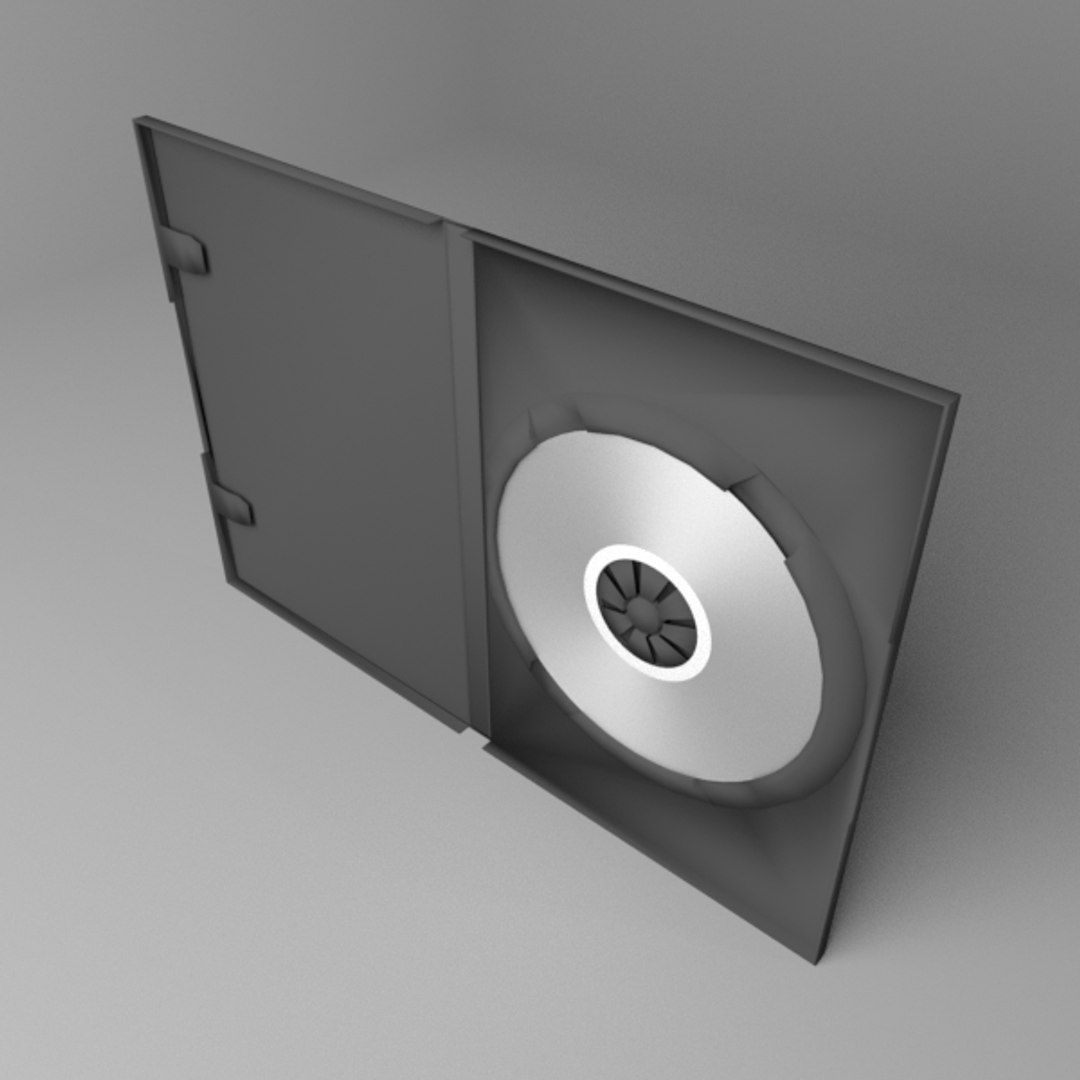 Single dvd case 3D - TurboSquid 1562334