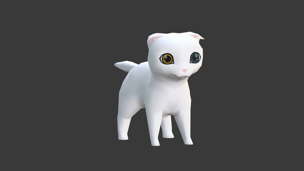 Cat chibi 3D model - TurboSquid 1592225