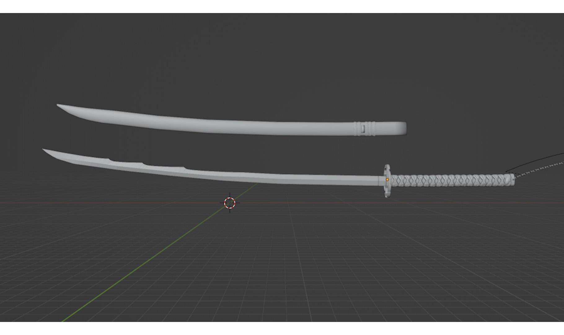3D BLEACH Katana - Ichigo Zangetsu Model - TurboSquid 1976109