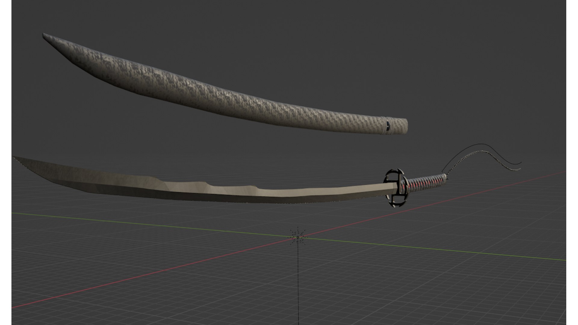 3D BLEACH Katana - Ichigo Zangetsu Model - TurboSquid 1976109