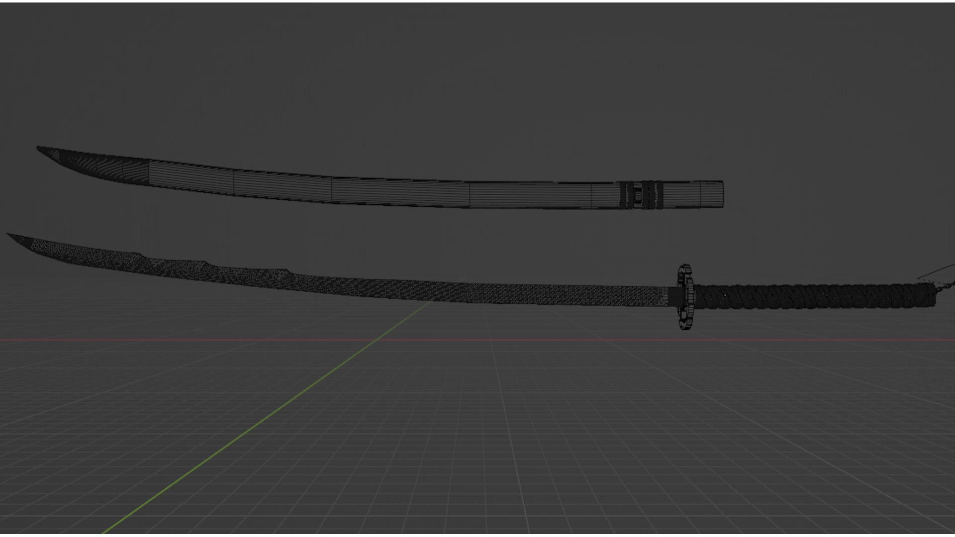 3D BLEACH Katana - Ichigo Zangetsu Model - TurboSquid 1976109