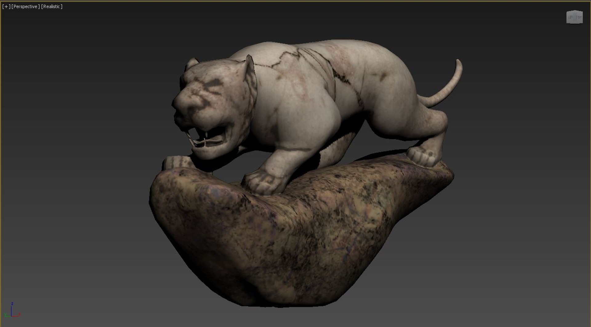 3D Tiger Stone Object Model - TurboSquid 1247420