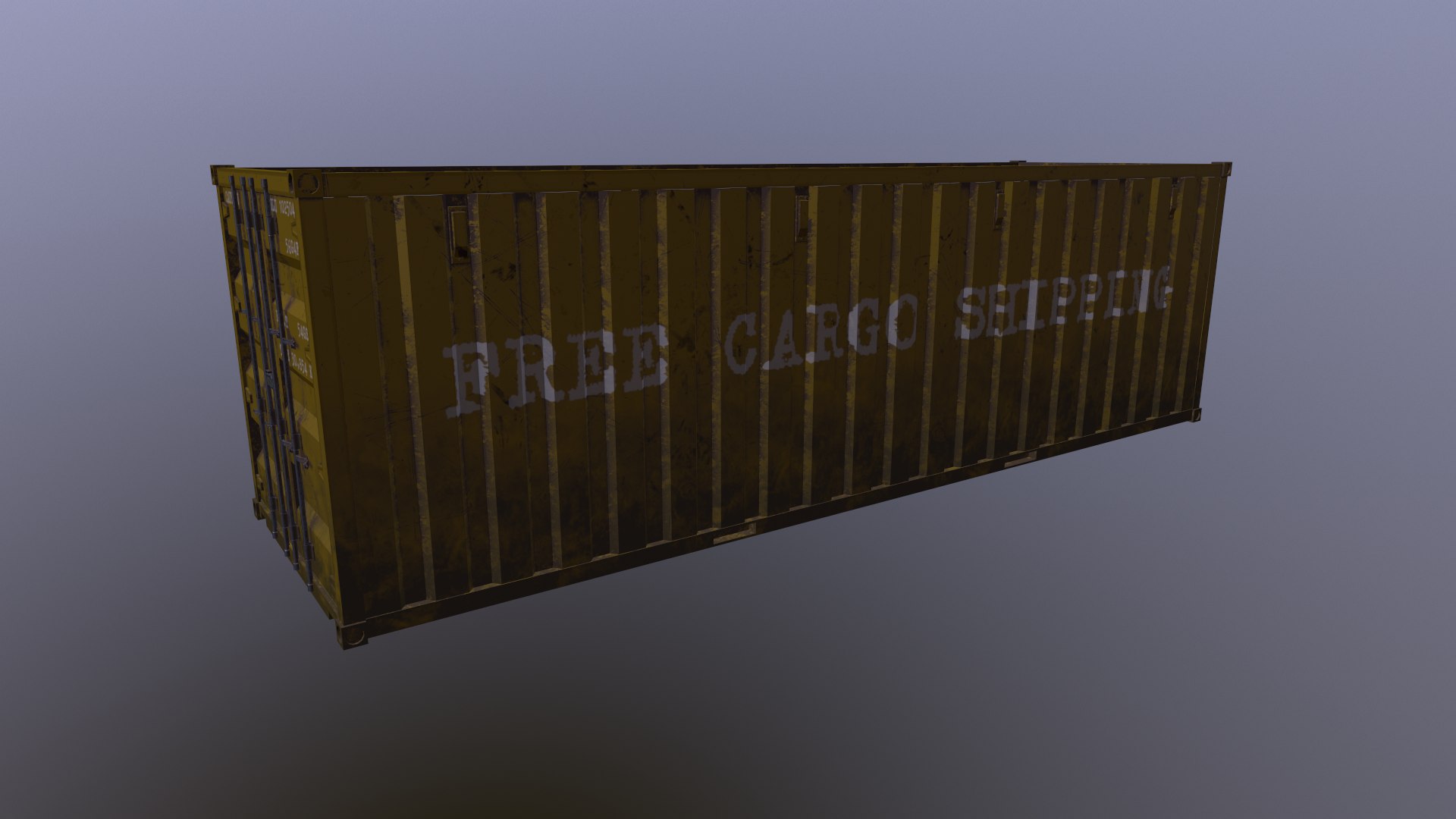 Cargo Container 01 Var 4 3D Model - TurboSquid 2190983